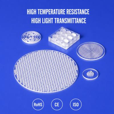 China Precision Machined Drilled Quartz Plate JGS1 JGS2 JGS3 Perforated Quartz Plate for Semiconductor for sale
