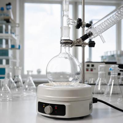 China Professional Custom Corrosion Resistant Transparent Quartz Bottle for Lab for sale