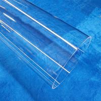 China Customized Size Heat Resistant Fused Clear Quartz Tube Large Diameter Quartz Glass Tube for sale