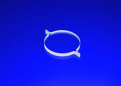 China Spherical Shape Fused Silica Glass Sheets Double Convex +/-0.02mm Tolerance Quartz Glass Plate for sale