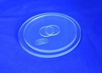 China Transparant Clear Fused Silica Sheet Experimental Applied Corrosion Resistant for sale
