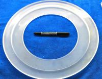 China High Durability Quartz Tube Heating Element / Clear Vertical Tube Flange for sale