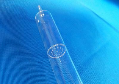 China Precise Dimension Glass Test Tubes Large Transparant 100-400 OD DiameterUv Protection Fused Quartz Tube , Silica Glass for sale