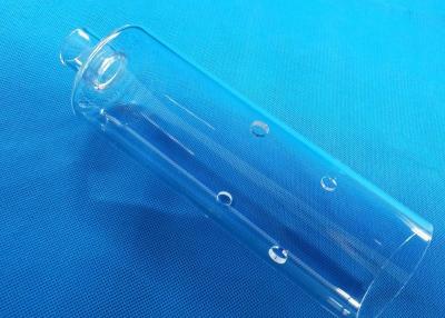 China Precise Dimension Glass Test Tubes Large Transparant 100-400 OD DiameterUv Protection Fused Quartz Tube , Silica Glass T for sale