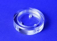 China Optical Precision Machining Quartz Glass Disc Low Thermal Conductivity Clear Color for sale
