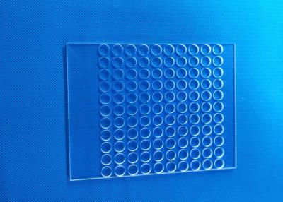 China Bright Precision Glass Machining Long Lifespan Light Weight UV Transparency for sale