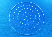 China Bright Precision Glass Machining Long Lifespan Light Weight UV Transparency for sale