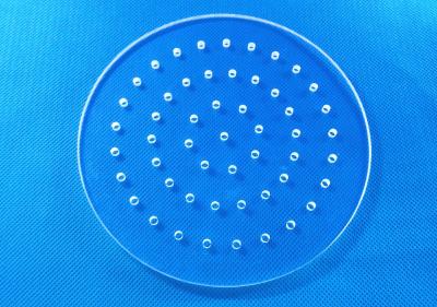 China Bright Precision Glass Machining Long Lifespan Light Weight UV Transparency for sale