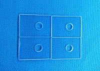 China Igh Transmittance Fused Silica Substrates Custom Thickness 1750-1850℃ Melt Point Quartz Glass Plate for sale