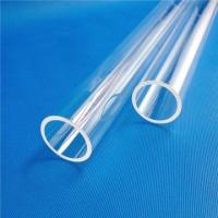 China High Purity 99.99% Quartz Glass Tube with 1100℃ Working Temperature and UV Protection for sale