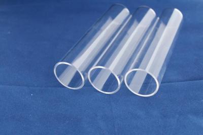 China High Purity 99.99% Quartz Glass Tube with 1100℃ Working Temperature and UV Protection for sale