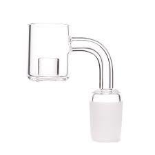 China Small Miniature Quartz Glass Nail Core Reactor Design Banger 14mm Male for sale