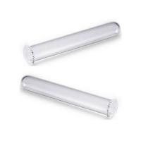 China Clear Quartz Test Tube Long Durability With Quartz Grind Stopper Seal for sale