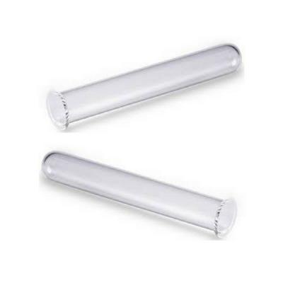 China Clear Quartz Test Tube Long Durability With Quartz Grind Stopper Seal for sale