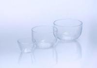 China Customized Quartz Glass Crucible Transparent Color Round Base for sale