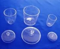 China Multi Functional Quartz Urn , Crystal Clear Glassware Transparen 1730 Degree Softening Point for sale
