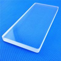 China Transparent UV Quartz Glass Plate With SIO2 99.99% Density 2.2g/cm3 for sale