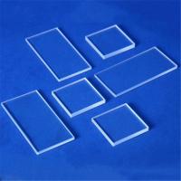 China High Purity Clear Fused Quartz Plate with ±0.02mm Tolerance for UV Transmission for sale