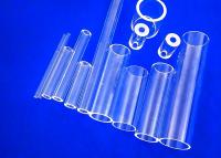 China Fused Silicon Quartz Glass Testing Tube 2.2g / Cm3 High Temperature Resistance for sale
