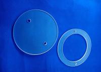 China Manugacturer Custom Optical Fused Quartz Glass Plate With High Transmitance for sale