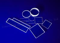 China  High Transmittance 92- 99.5% Transparent UV Quartz Glass Plate For Optical Instruments for sale