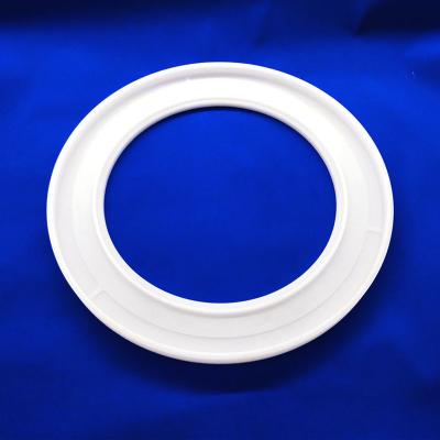 China Round Strong Hardness Quartz Tube Flange With High Heat Resistance for sale