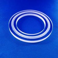 China High Durability Quartz Tube Heating Element / Clear Vertical Tube Flange for sale
