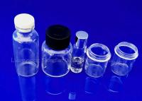 China Transparent Quartz Thread Reagent Bottle for sale