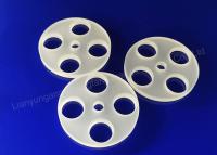 China Transparent Round Holes Fused Silica Quartz Glass Sheet for sale