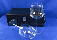 China SIO2 Red Wine 1100℃ Quartz Crystal Glass For Family Dinner for sale