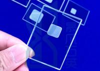 China Slot Machining Of Frosted Transparent Round Square Slot With High Purity Quartz Glass Slot for sale