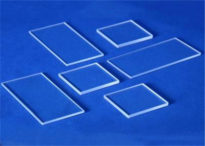 China Clear Clean Fused Silica Plate Thick Glass Homogeneity 6.5 Moths for sale