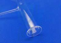 China Transparent Narrow Neck Quartz Glass Round Bottom Flask for Laboratory for sale