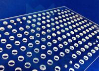 China High Quality Transparent Precision Glass Machining Quartz Glass Substrates With Laser Drill Holes for sale