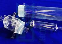 China Double Layer Fused Silicon Quartz Glass Tube Science Lab Glassware for sale