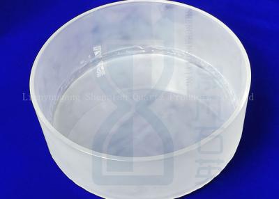 China Quartz Glass Tube Frosted Glass Cylinder Precision Glass Machining Quartz Both Ends Open Glass Cylinder for sale