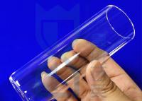 China Fused Silicon Quartz Glass Testing Tube 2.2g / Cm3 High Temperature Resistance for sale