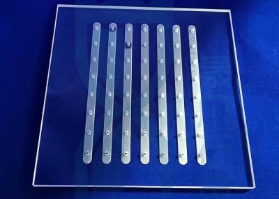 China Clear 2.2g/Cm3 Density Sio2 Quartz Glass Plate for sale