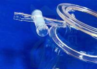 China Morse6.5 Flange Quartz Reactor Tube With Grinding Mouth for sale