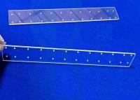 China 92% Transparent Quartz Glass Substrate With Laser Drill Holes for sale