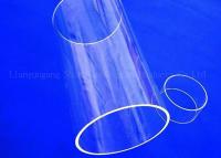 China Clear Glass Cylinder Heat Fused Quartz Tube High Temperature for sale