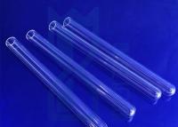 China High Temperature Corrosion Resistant Quartz Test Tube for sale