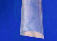 China 92% Clear Half Round Quartz Glass Rod For Semi Conductor for sale