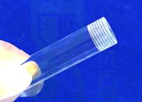 China 2.2g/Cm3 Screw Thread Clear SIO2 Quartz Test Tube for sale