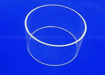 China Large Diameter Clear 2.2g/Cm3 Fused Silica Tube for sale