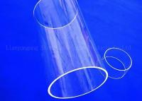 China Large Diameter Clear 2.2g/Cm3 Fused Silica Tube for sale