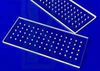China Morse 6.5 Transparent Silica Fused Quartz Windows With Hole for sale