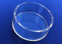 China Clear Quartz Crystal Laboratory Fused Quartz Crucible for sale