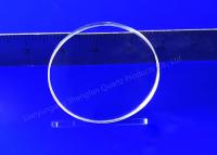 China Morse 6.5 Optical Glass Thin Round Fused Silica Plate for sale