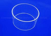 China Cylinder Large Diameter Clear Fused Quartz Tube for sale